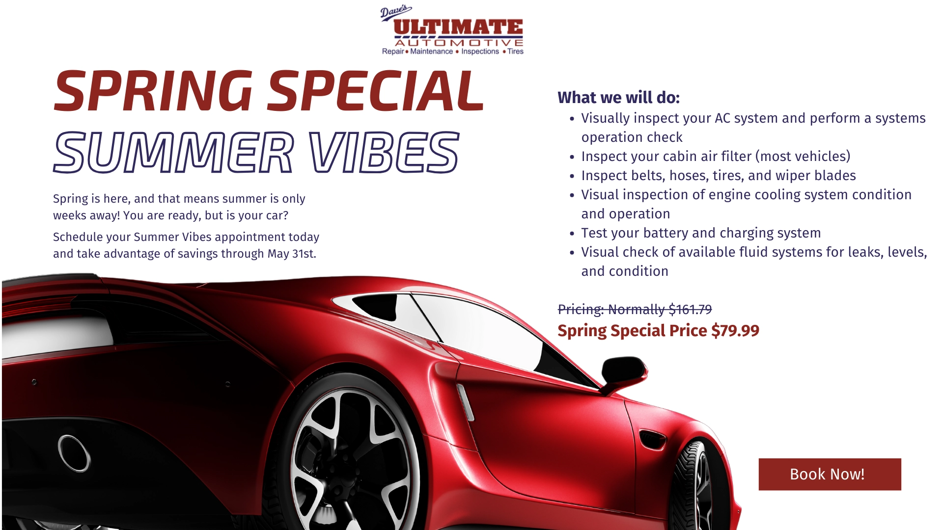 Free A/C Checks - Daves Ultimate Automotive